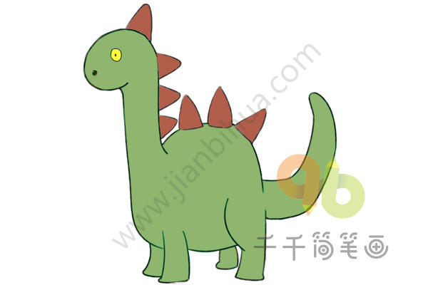 恐龙简笔画_恐龙认知